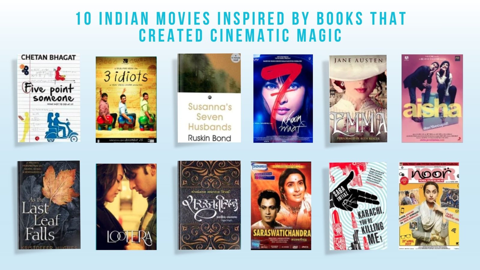 10 Indian Movies Inspired by Books That Created Cinematic Magic - AG ...